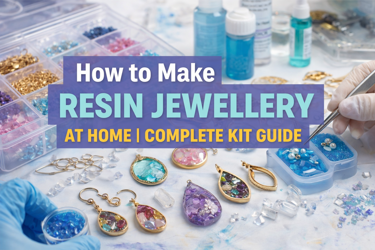 How to Make Resin Jewellery at Home | Complete Kit Guide – SD Fine Arts