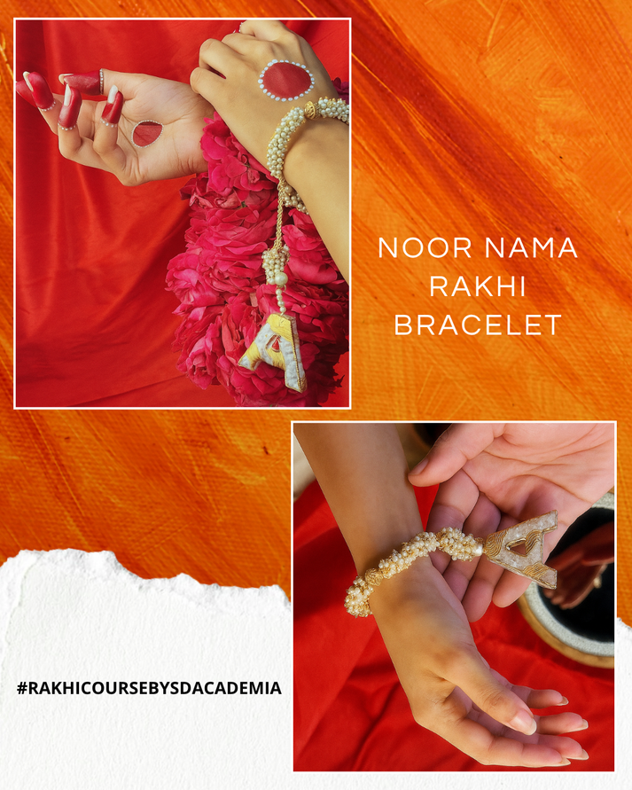 Noor Nama Mirror Rakhi Set - DIY Kit – SD Fine Arts