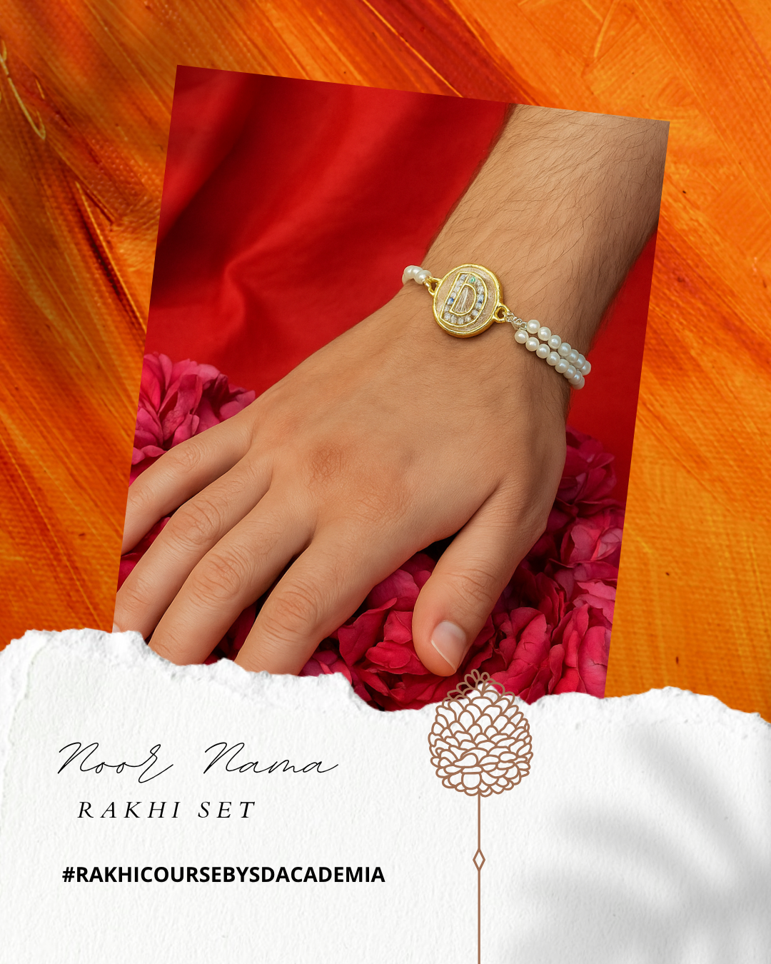 Noor Nama Mirror Rakhi Set - DIY Kit – SD Fine Arts