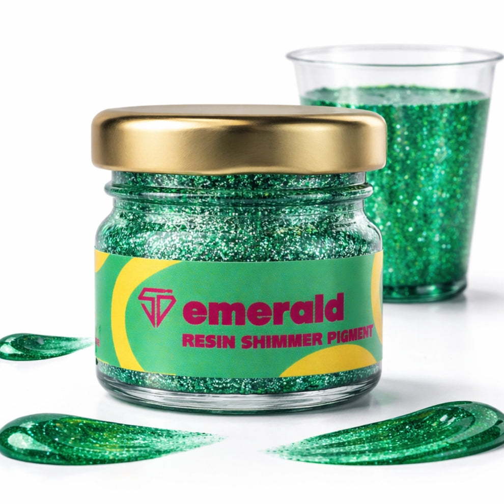 Emerald shimmer pigment – SD Fine Arts