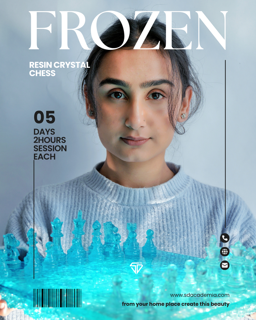 The Frozen Resin: Crystal Chess – SD Fine Arts