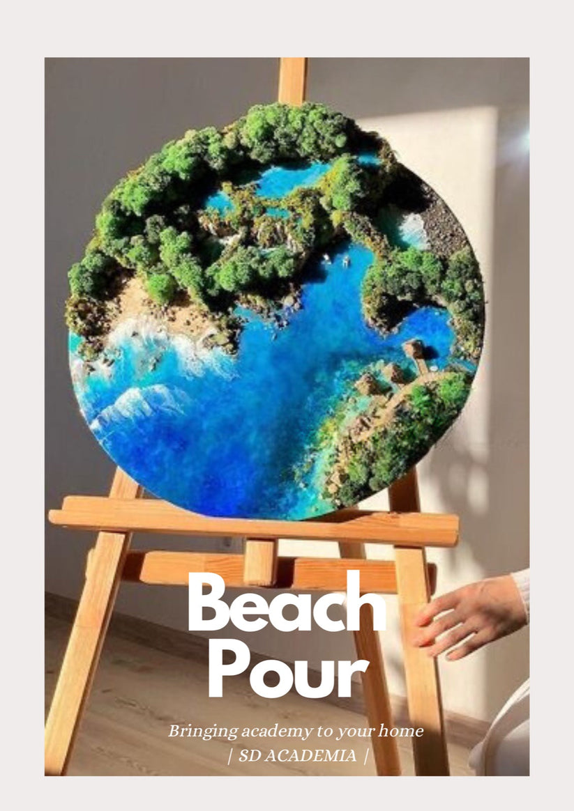 Resin Beach Pour- DIY Kit – SD Fine Arts