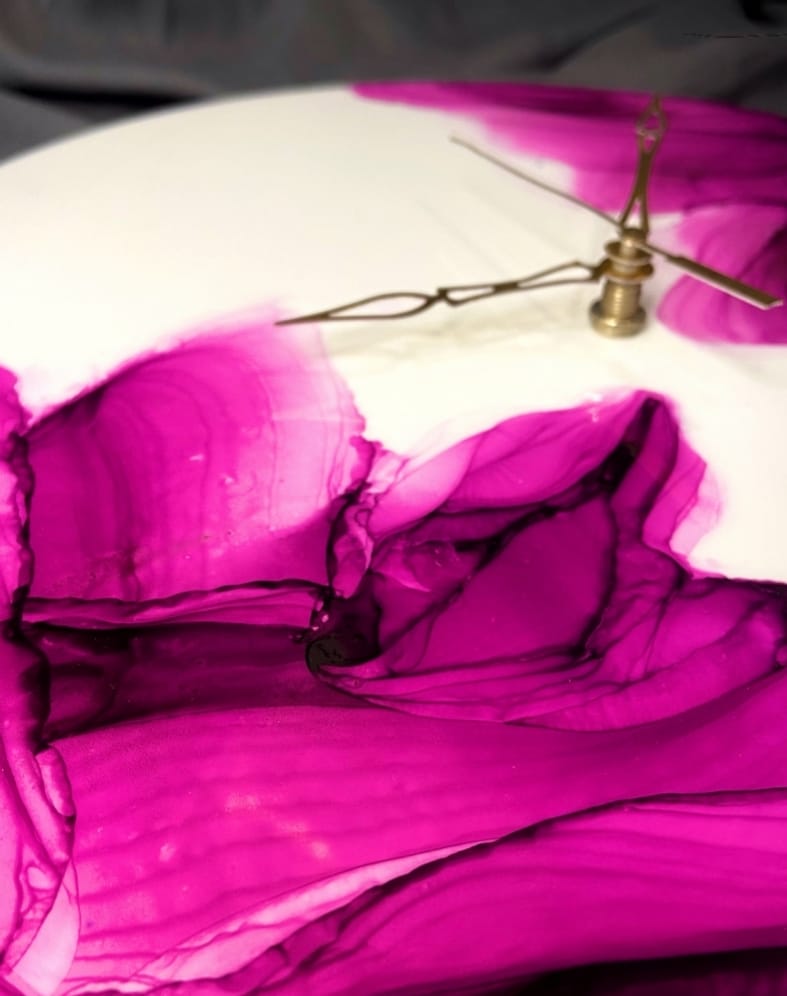 KAMAL : THE ALCOHOL INK CLOCK - DIY CLOCK KIT – SD Fine Arts